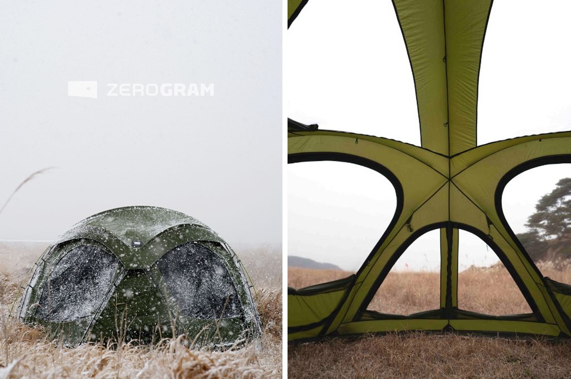 ZEROGRAMが居住空間を確保したドーム型シェルター＆トンネル型テントの2種類を発売 – キャンプクエスト